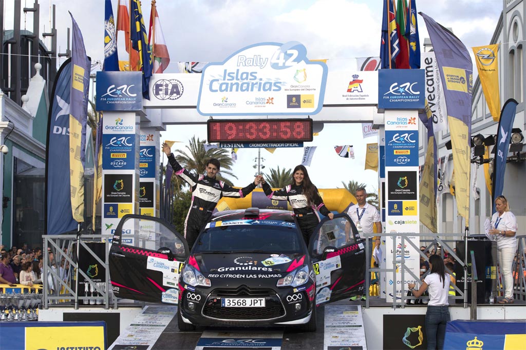 Emma Falcón y Edu González se llevan el ERC Ladies Trophy en el Rally ...