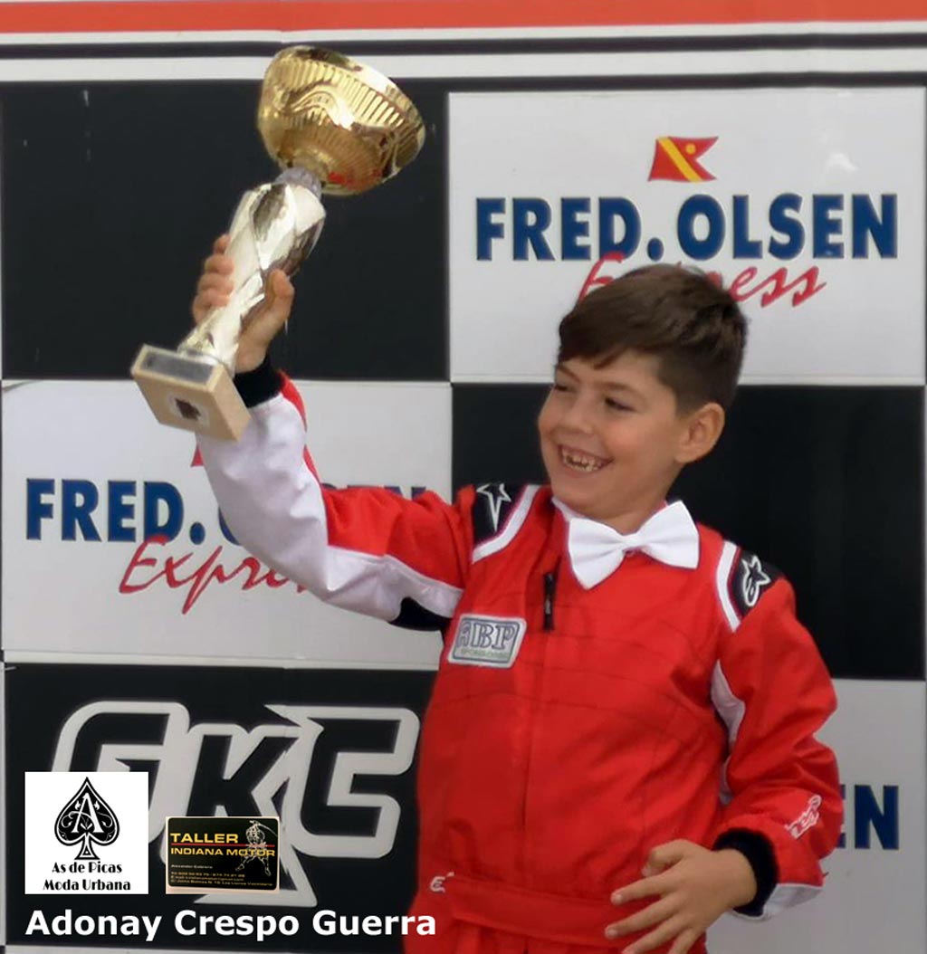 Primera victoria para Adonay Crespo Guerra